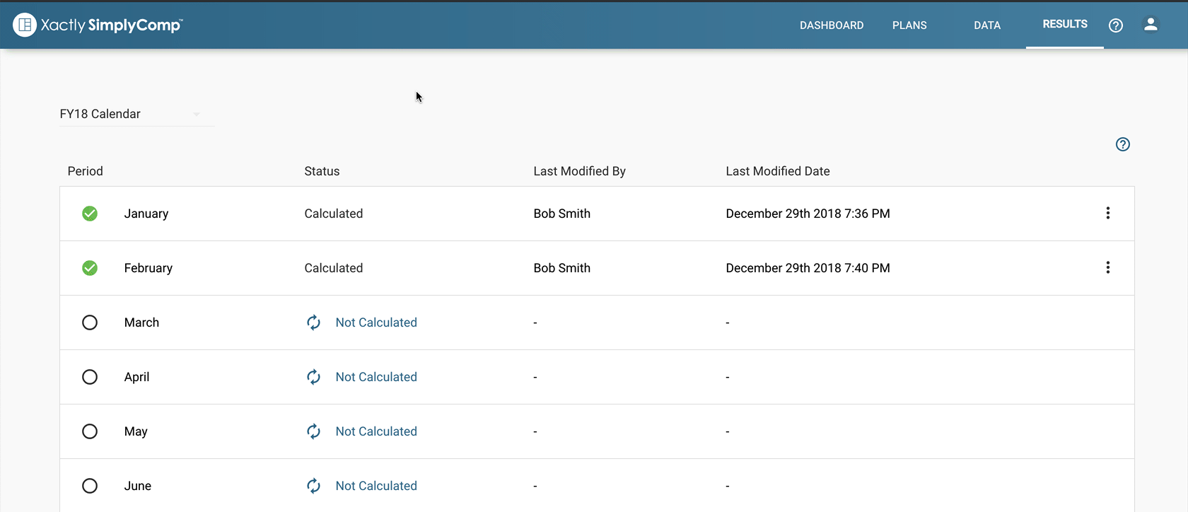 Results Drilldown – SimplyComp